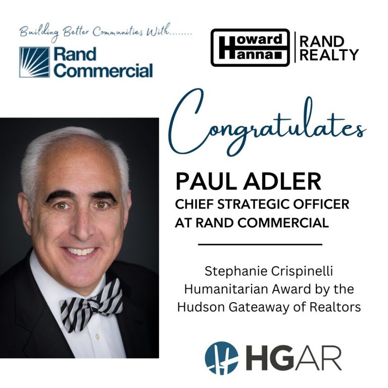 Paul Adler, CSO at Rand Commercial honored with The Stephanie ...